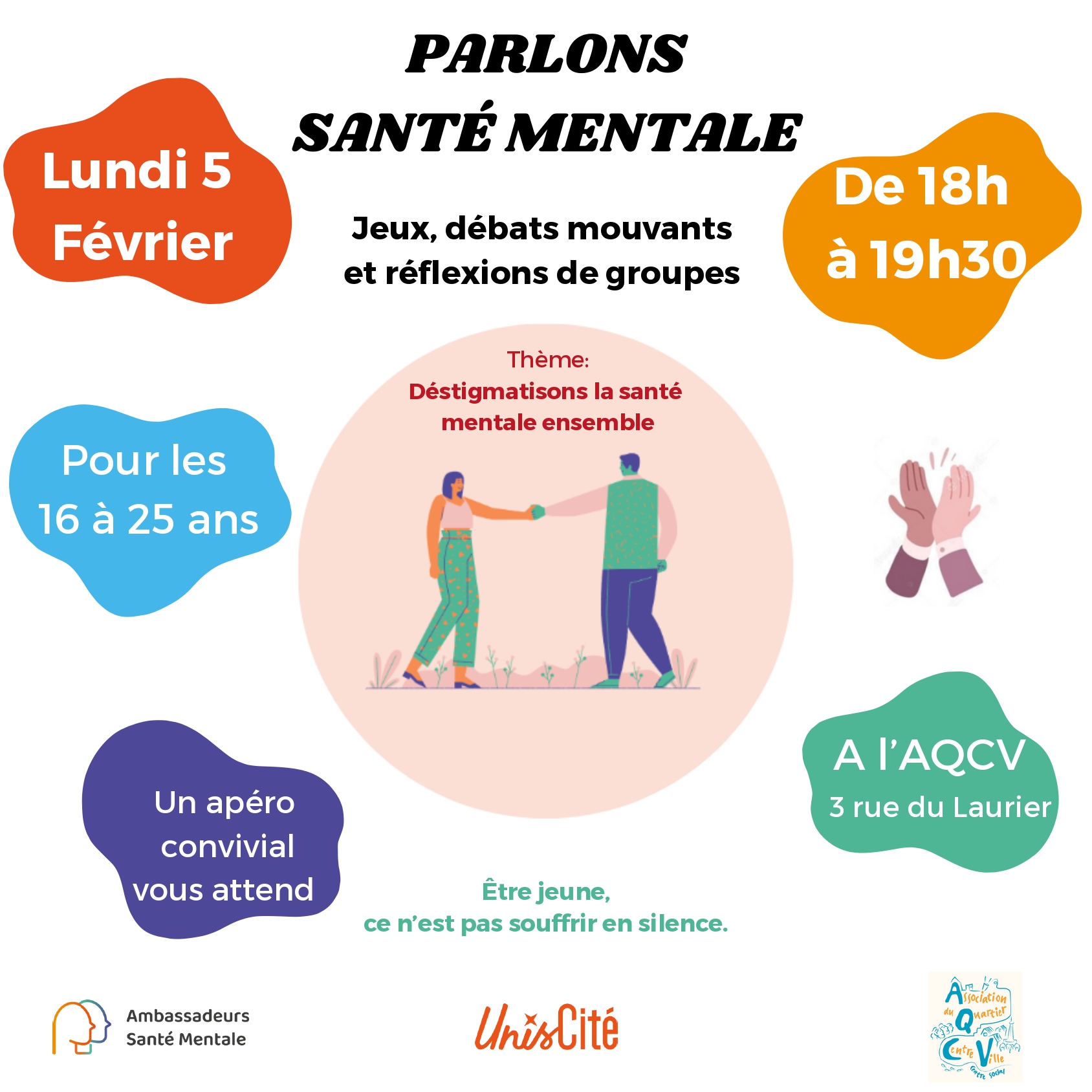 Parlons santé mentale (16-25 ans) - AQCV